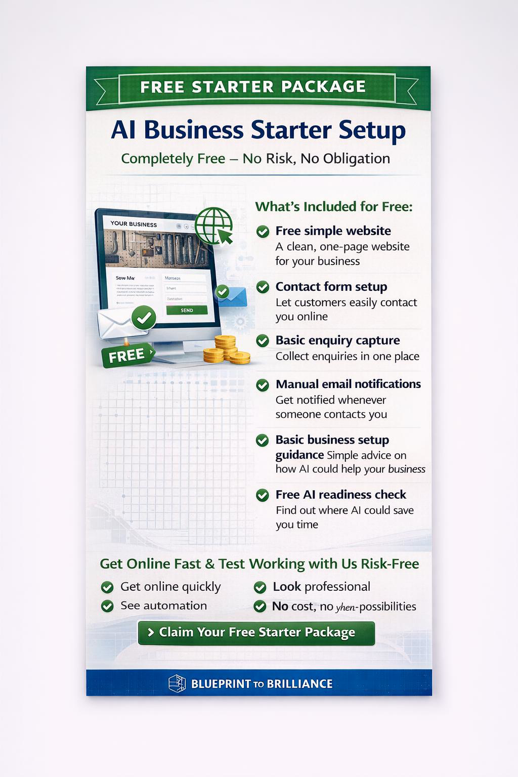 FREE STARTER PACKAGE – BluePrint to Brilliance